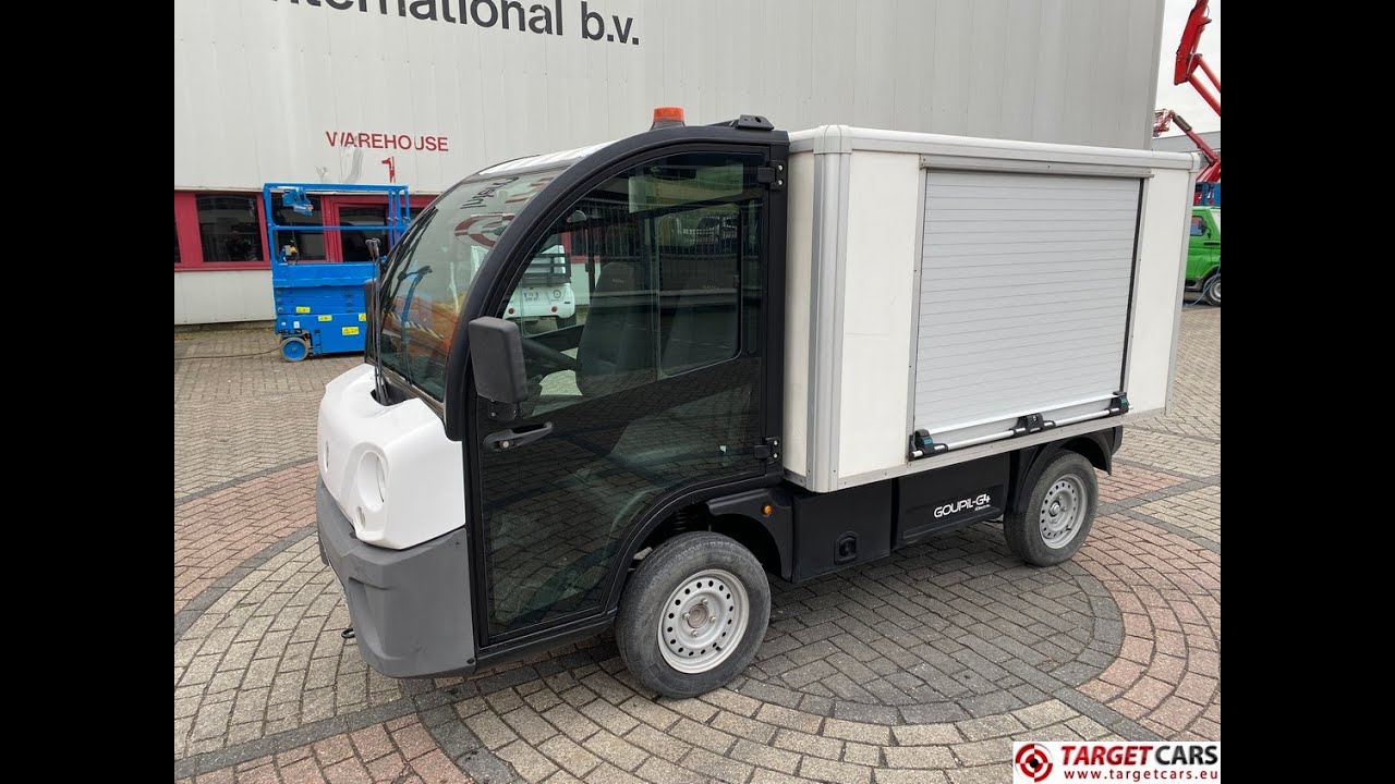 782775 GOUPIL G4 ELECTRIC UTILITY VEHICLE UTV CLOSED BOX VAN 03-19 ...