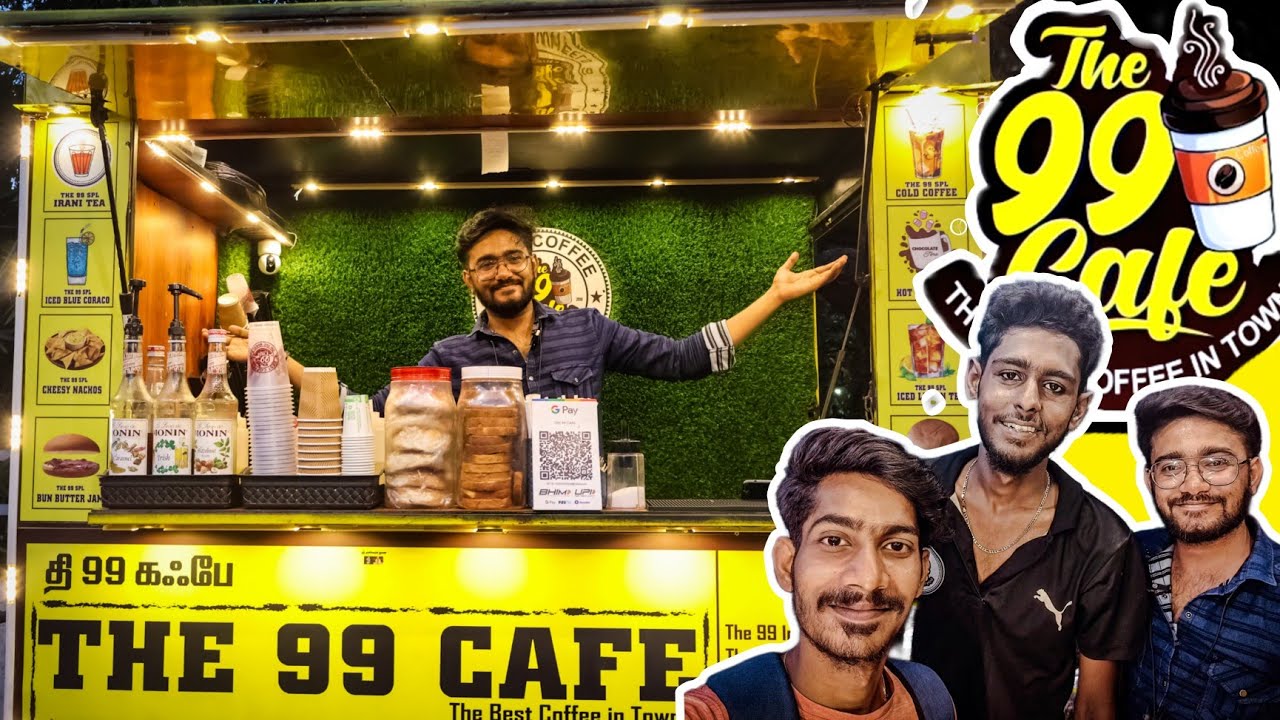 The 99 Cafe ☕ | Best spot to try Beverages and snacks 🍿 | Anna Nagar ...