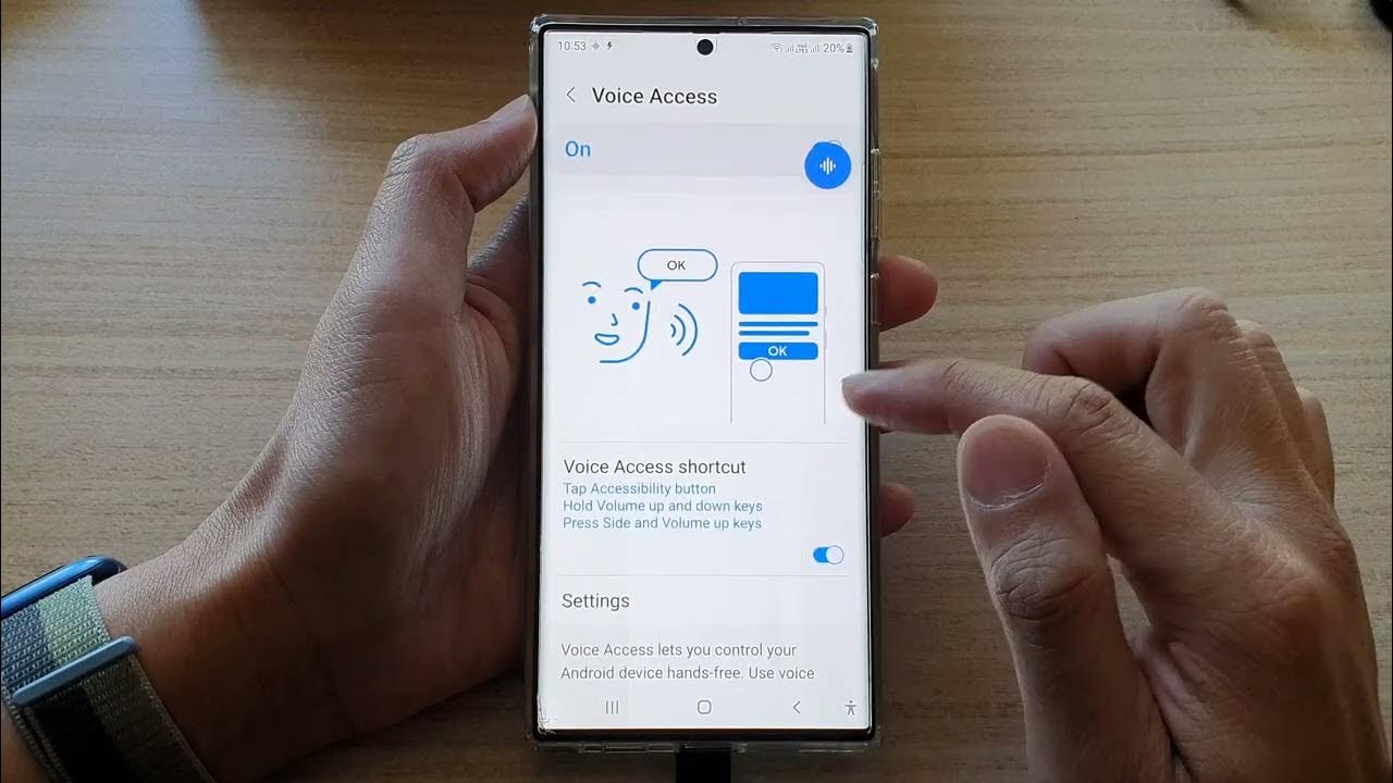 Galaxy S22/S22+/Ultra: How to Enable/Disable Keep Voice Access On During Phone Calls - YouTube