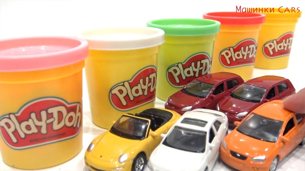 cars in play doh several episodes in a row - YouTube