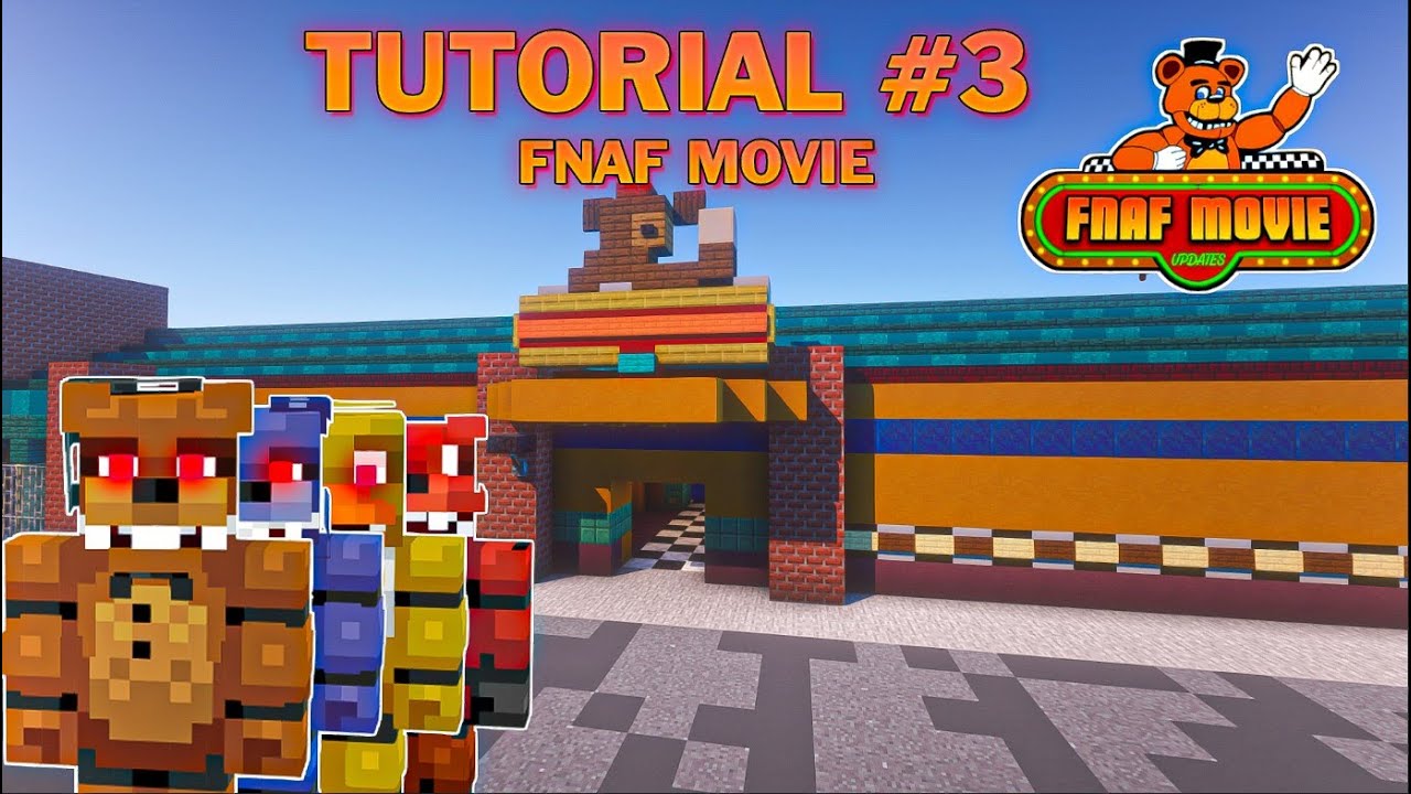 How to Build The FNAF Movie in MINECRAFT Part 3 // Decorating - YouTube