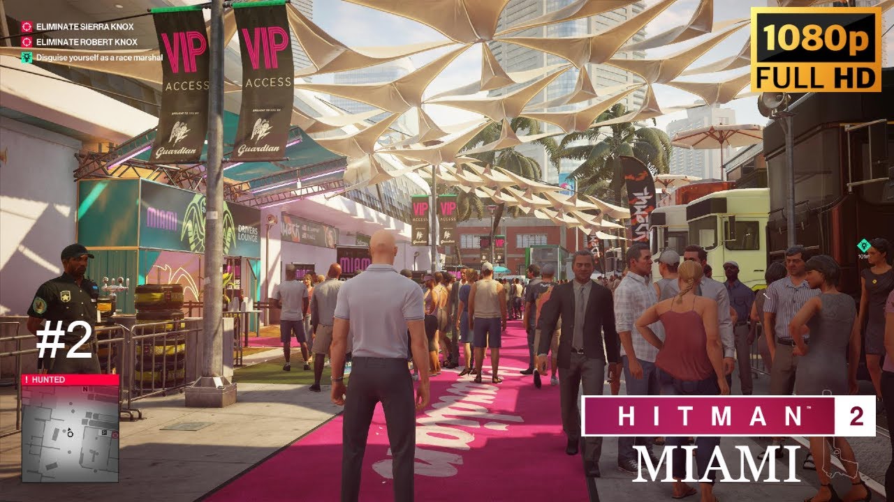 [Hitman 2] | USA, Miami location | Full Stealth Gameplay Walkthrough ...