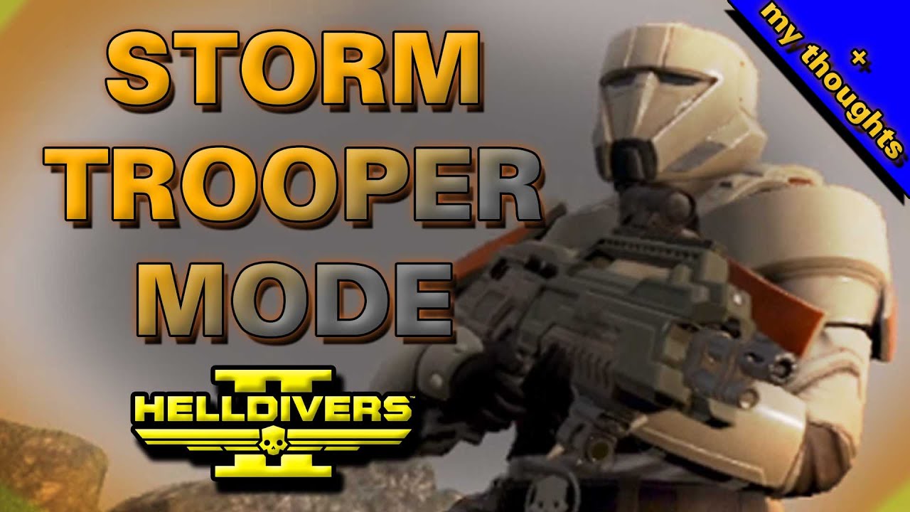 You Can Play As A Storm Trooper in Helldivers 2! - YouTube