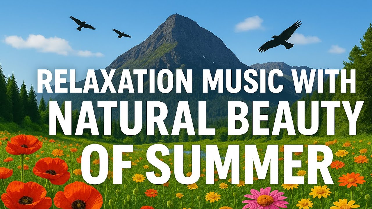 Relaxing Summer Nature Music 4K video | Peaceful Music & Calming ...