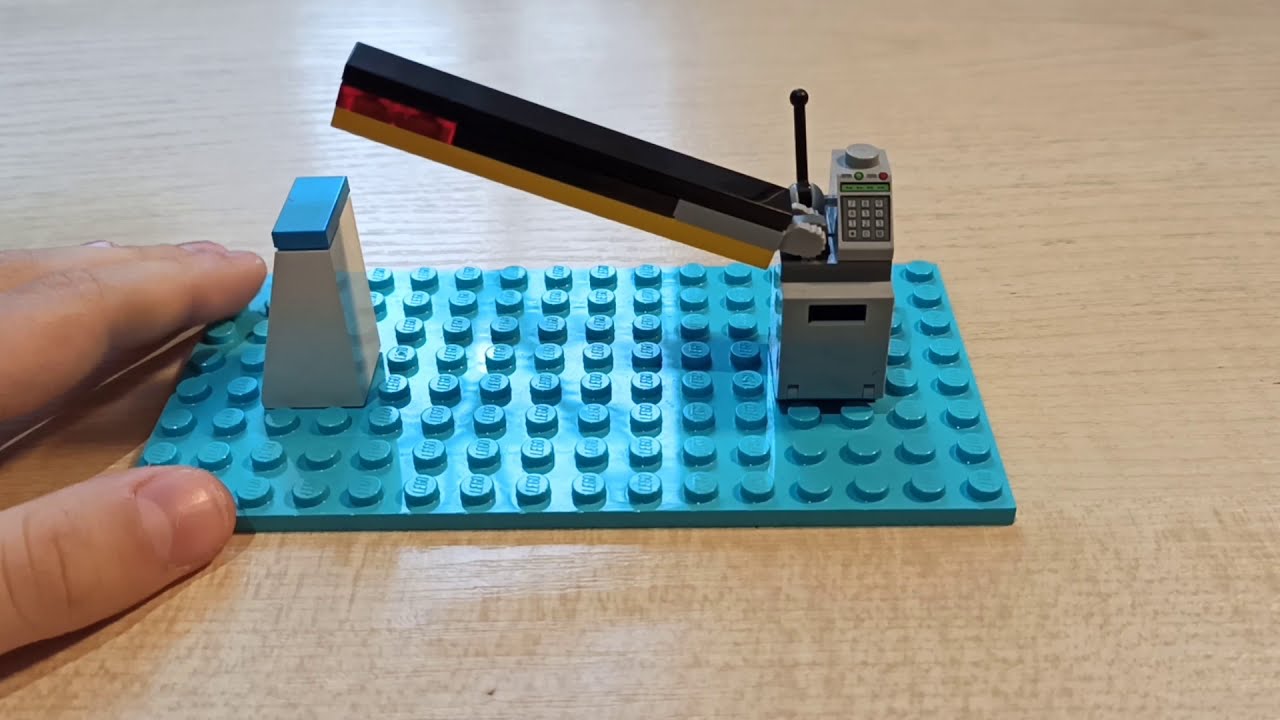 Lego barrier for cars (Tutorial) - YouTube