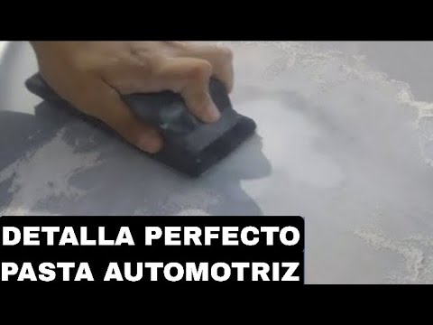 COMO LIJAR PASTA AUTOMOTRIZ - YouTube