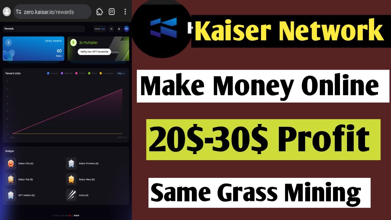 🎁 Zero.Kaiser.IO Network Airdrop। Kaiser Withdraw Process। Make Money ...