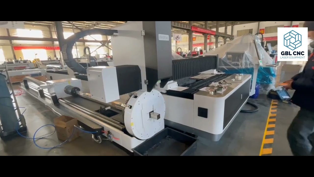 GBL CNC Sheet Tube Cutting Machine - YouTube