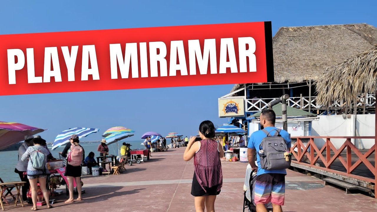 VISITANDO PLAYA MIRAMAR 🦀 🇲🇽 - YouTube