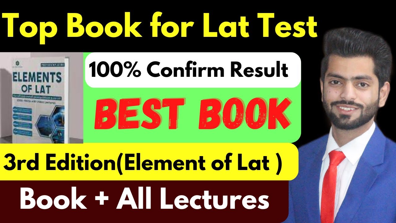 Best Book for Lat Test 2023 | Element of Lat | Lat test Preparation ...
