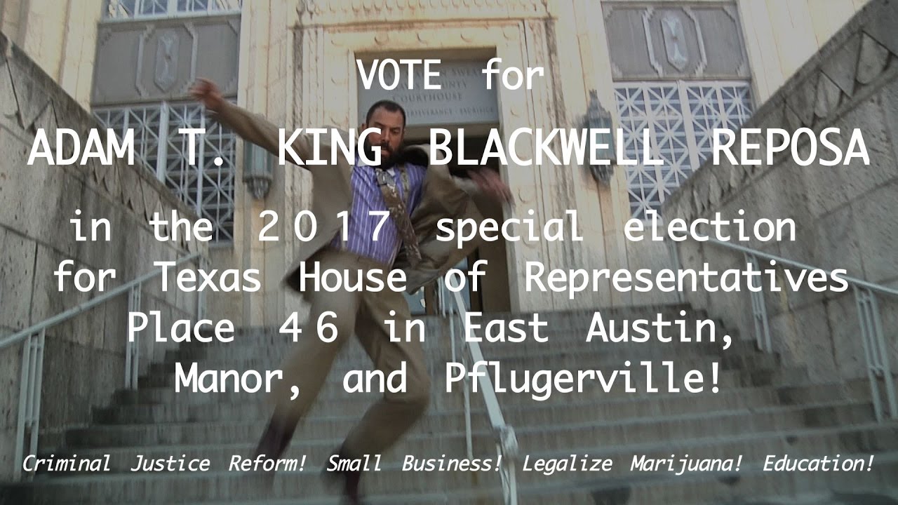 Adam T King Blackwell Reposa for Texas HD46 - 01 - Get Ready - YouTube