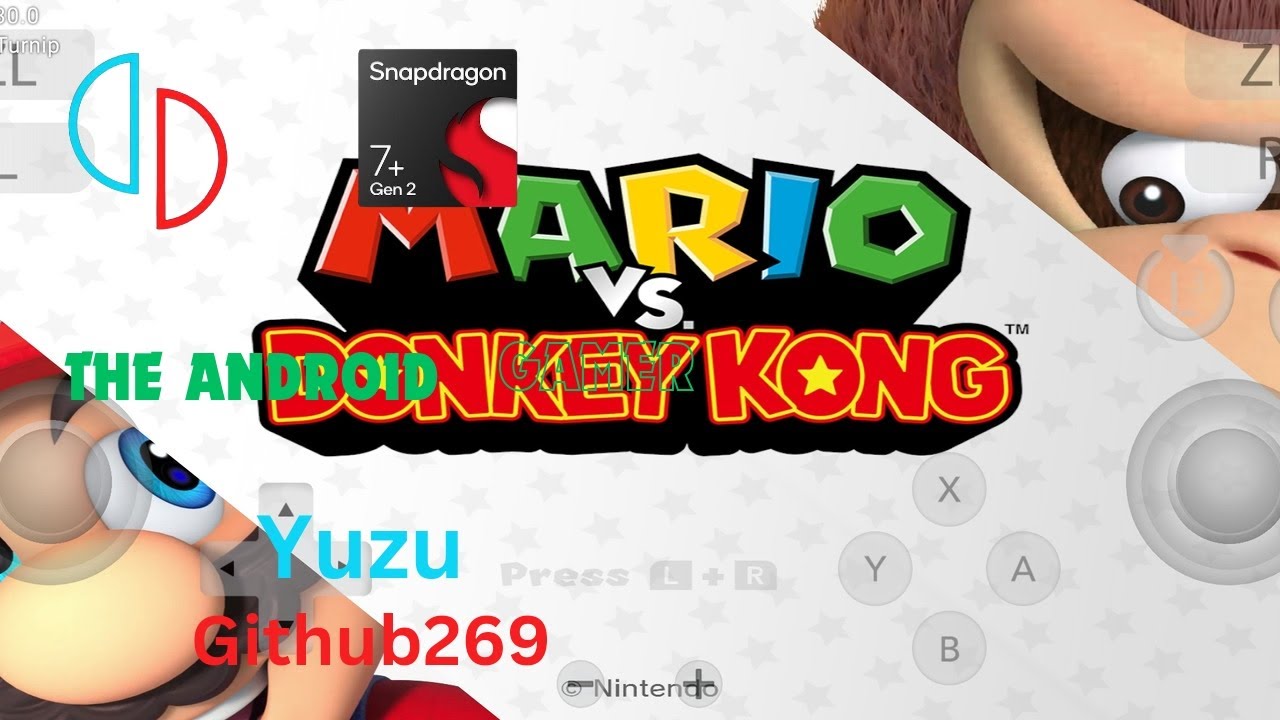 Yuzu Github v269 Mario vs Donkey Kong On Poco F5 - YouTube