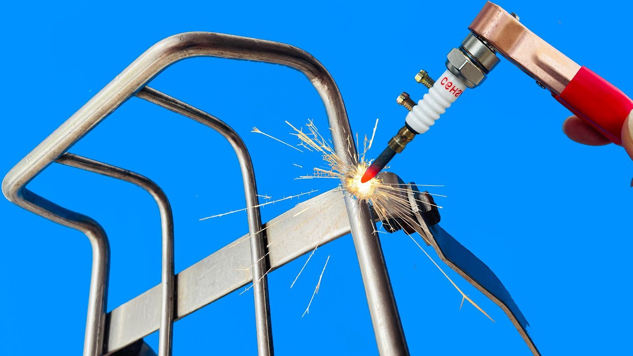 Incredible Results! How to make a simple Welding Machine from SPARK ...