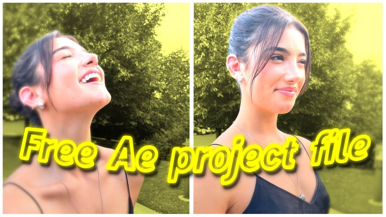 FREE ae project file #1 - YouTube