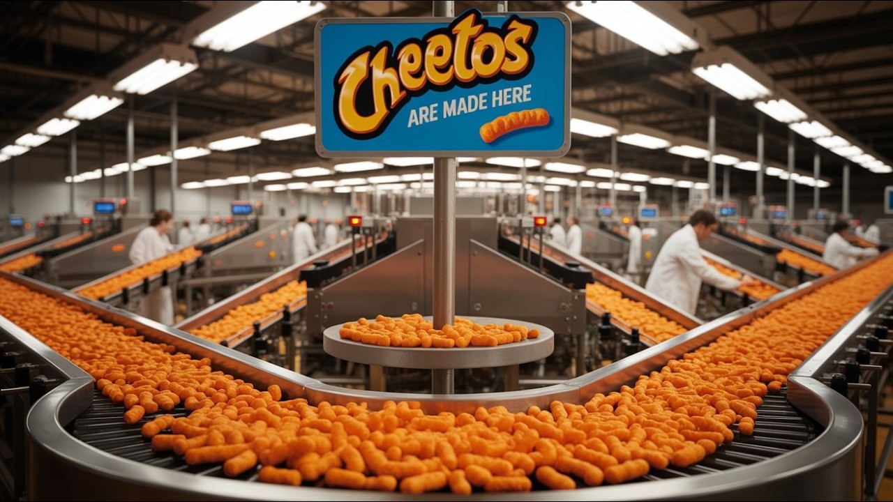 How Cheetos Are Made In Factory? Captain Discovery - YouTube