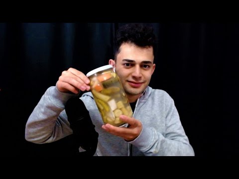 Kütür Kütür Turşu Mukbang ASMR Türkçe | Yemek ASMR | Mukbang ASMR | Eating Sounds | Mouth Sounds