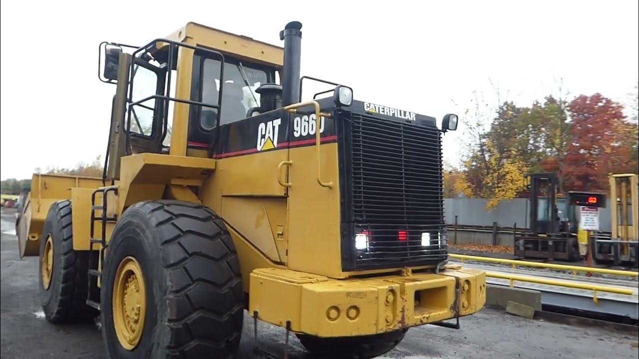 1984 Caterpillar 966D Wheel Loader - TRO 1024224 - YouTube