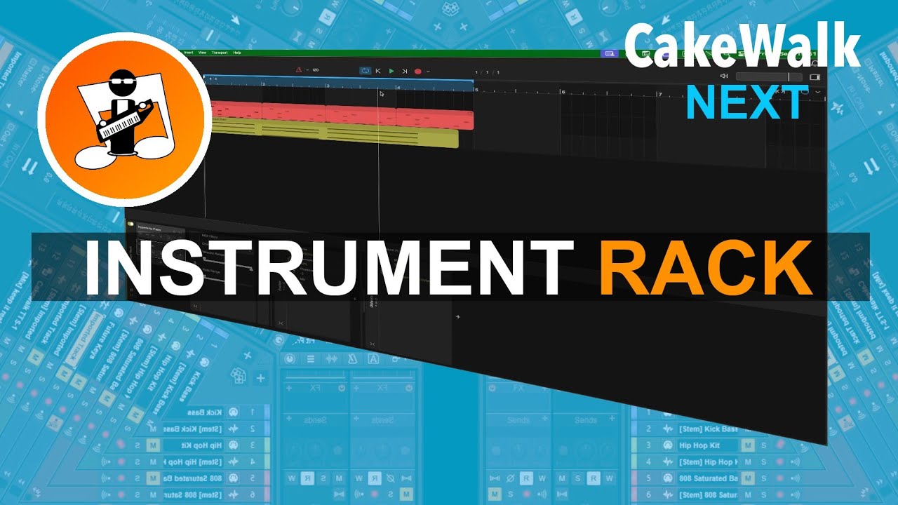 How to add and use the Instrument Rack in Cakewalk Next - YouTube