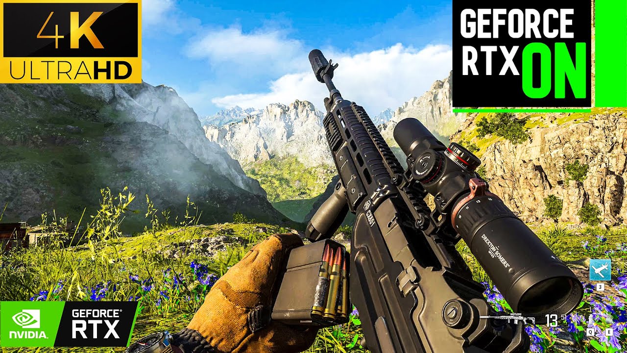 SOLO SNIPER Realistic Ultra Graphics Gameplay 4K60FPS COD RAYTRACING ...