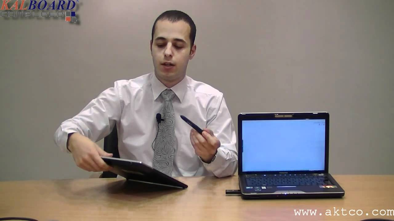 KALBOARD Complete Interactive Wireless Tablet English - YouTube