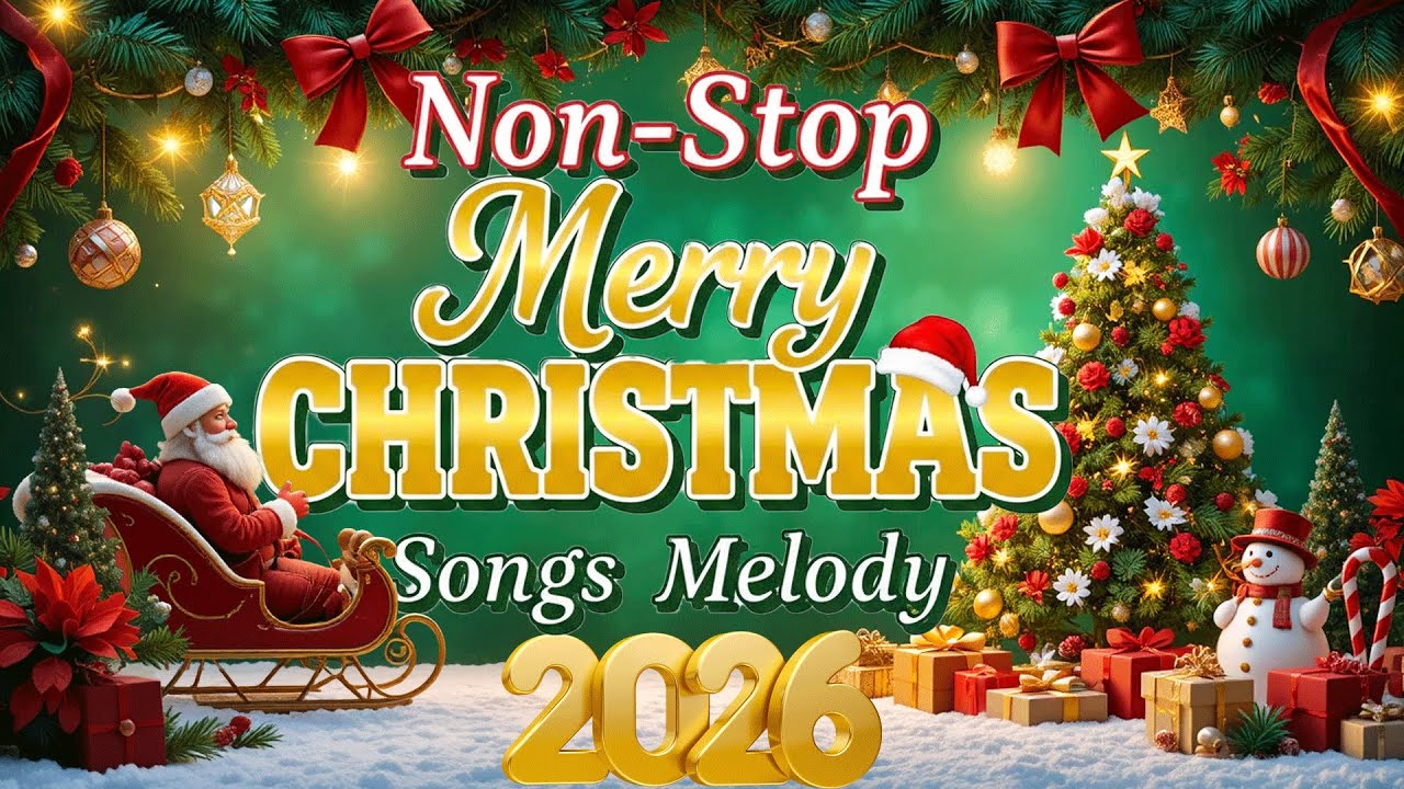 Non Stop Christmas Songs Medley Top 100 Christmas Nonstop Songs ⛄ Merry ...