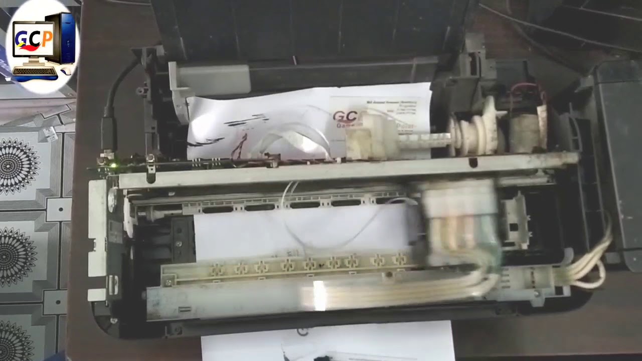 How to fix Epson L130 ruler sensor problem solution - YouTube