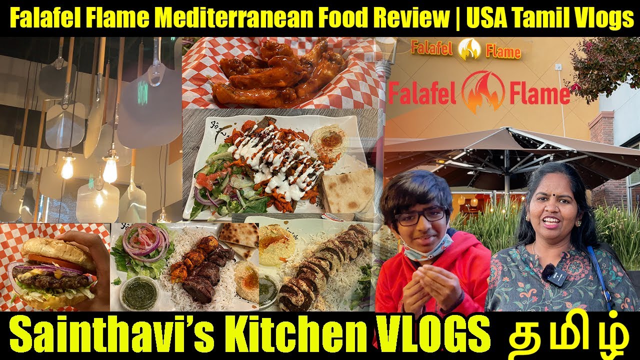 Falafel Flame Mediterranean Halal Food Review | USA Tamil Vlogs | Food ...