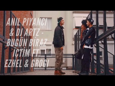 Anıl Piyancı & DJ Artz - Bugün biraz içtim Ft. Ezhel & Grogi (lyrics)