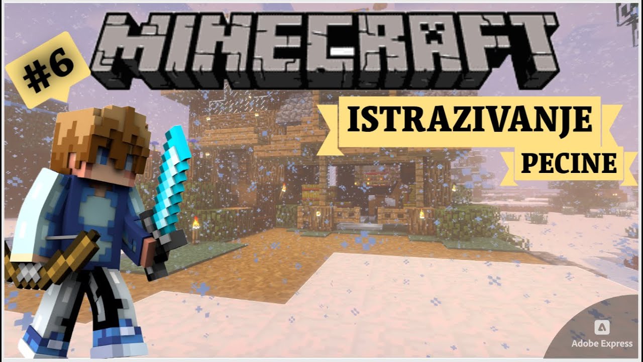 Istrazujemo pecinu\\ Minecraft Prezivljavanje #6 - YouTube