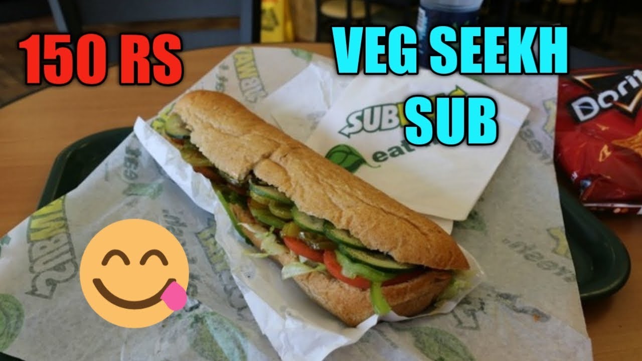 Eating subway for the first time in my life 😍😍😍 - YouTube
