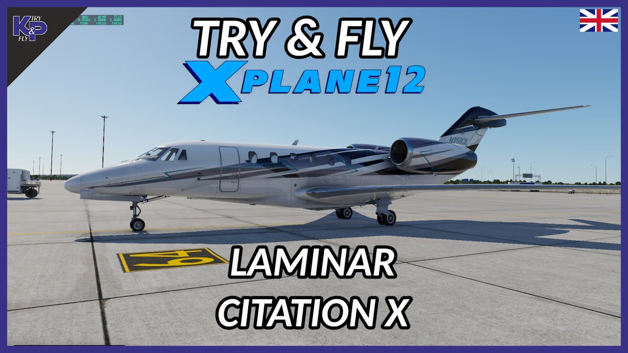 [XP12] TRY&FLY LAMINAR CITATION X (ENGLISH) - YouTube