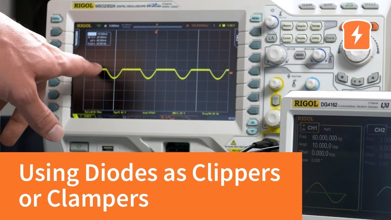 Using Diodes as Clippers or Clampers | Intermediate Electronics - YouTube