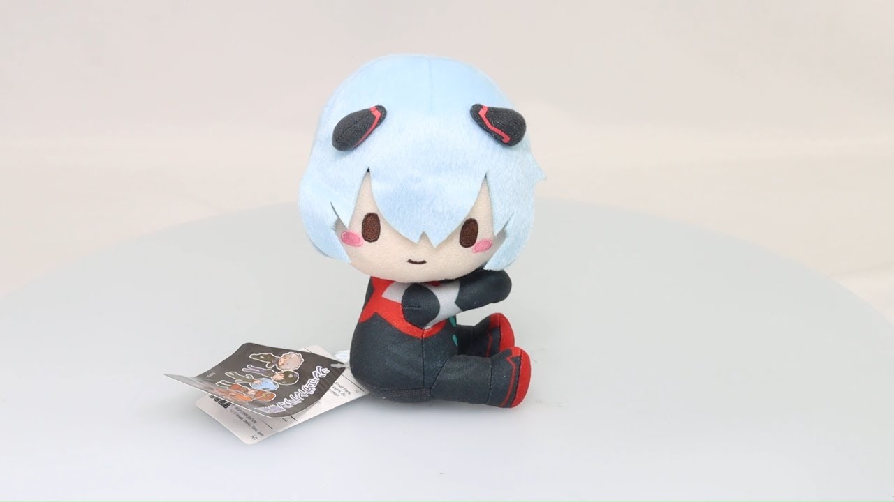 Evangelion Sangatsu Youka Attaching Plush Vol 1 EVA30 + 10ThriceUpon A Time Rei Ayanami Plush ...