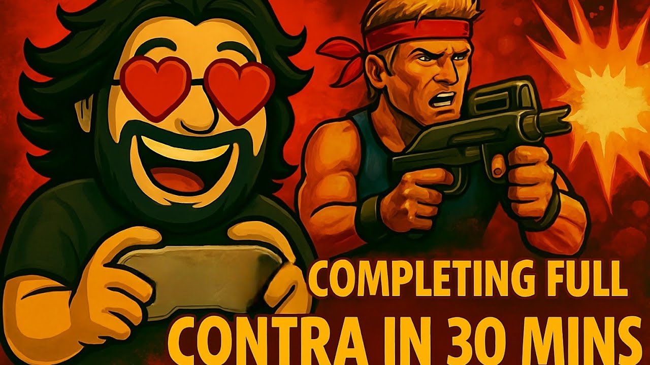 Contra Full Game in Just 30 Mins!🔫🔥 | Retro Legends Never Die! - YouTube