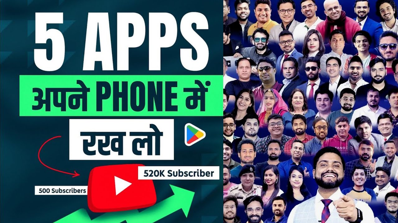 5 Best Apps for YouTubers | Youtubers Ke Liye Top 5 Applications ...