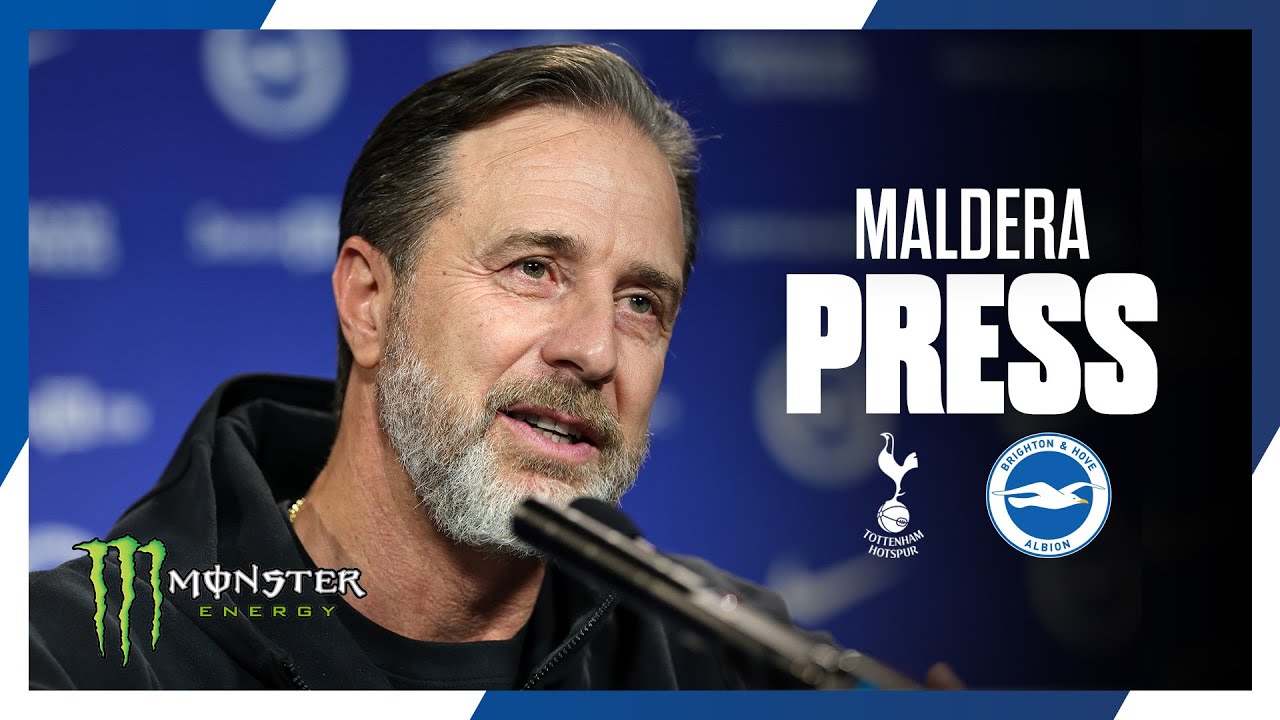 Andrea Maldera's Tottenham Press Conference: De Zerbi and Pedro Update ...