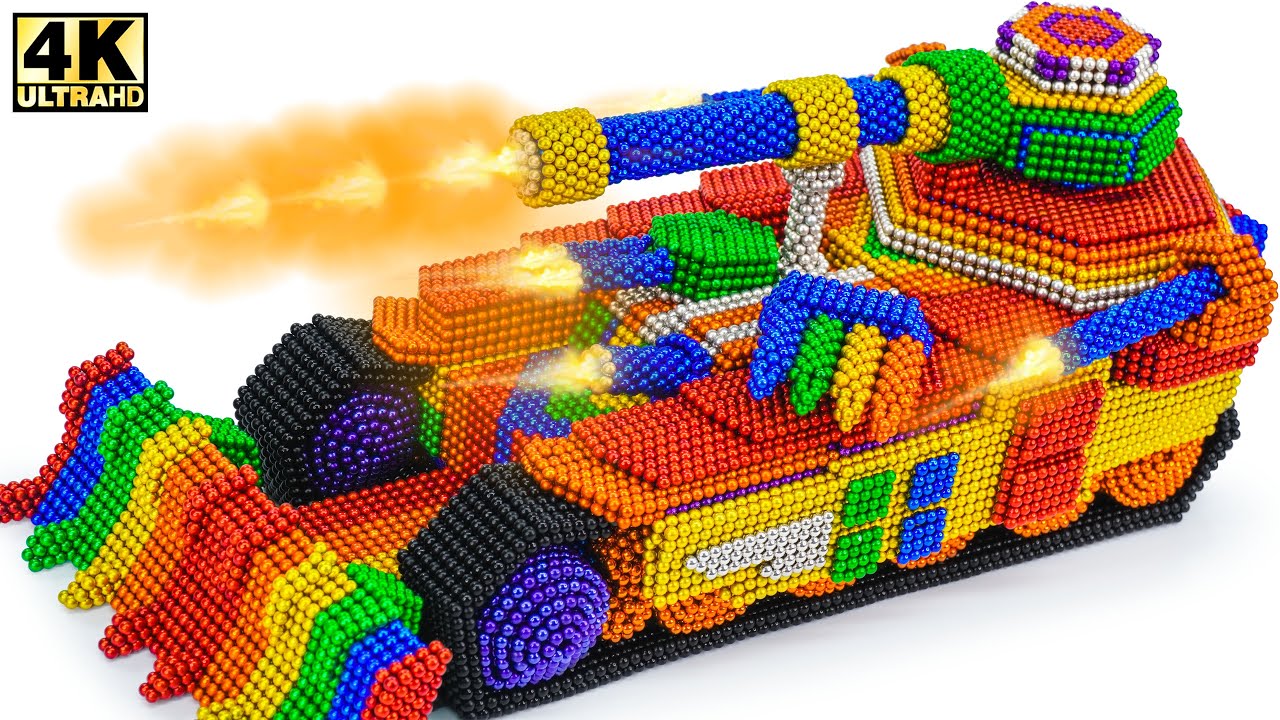 DIY - How To Make Best Modern Tank with More Firepower from Magnetic ...