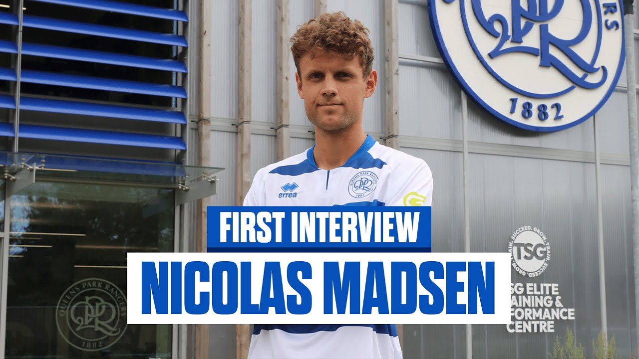 "I'm Happy To Finally Be Here" 🇩🇰 | Nicolas Madsen's First QPR ...