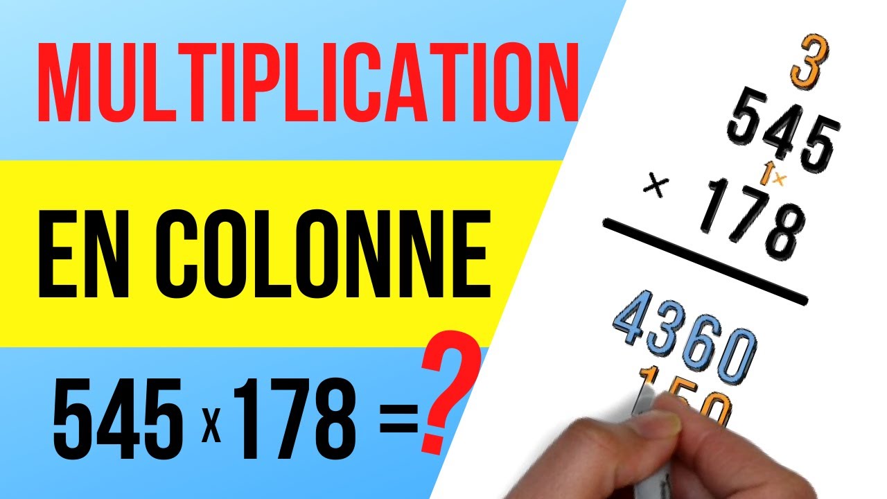 Comment faire une multiplication en colonne ? - YouTube
