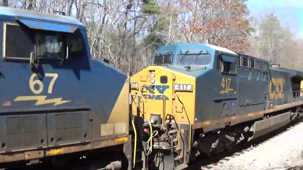CSX K 706 27 loaded ethanol by the MP SF 366.4 ES44DC CW44AC lead 3 -1 ...