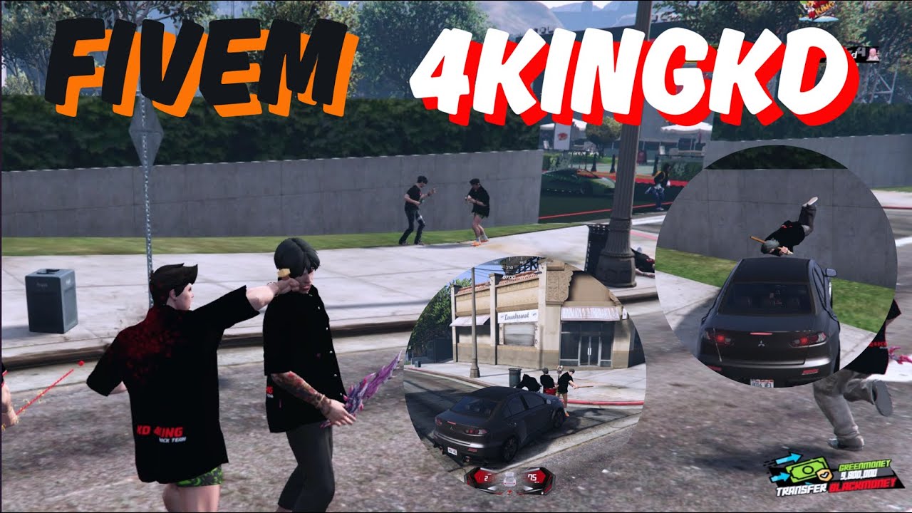เมื่อเข้า FiveM เซิฟ4king ครั้งแรก!! #fivem #gtav - YouTube