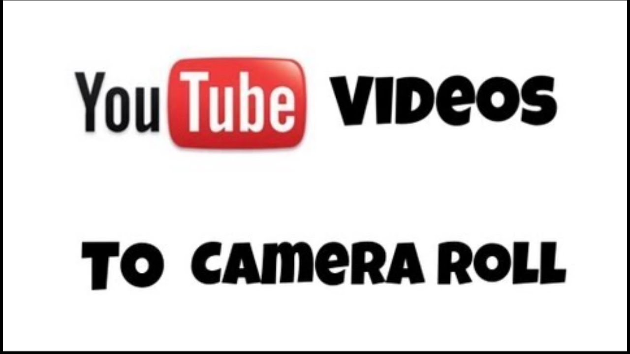 HOW TO MOVE A YOUTUBE VIDEO TO YOUR CAMERA ROLL YouTube how-to-move-a-youtube-video-to-your-camera-roll-youtube