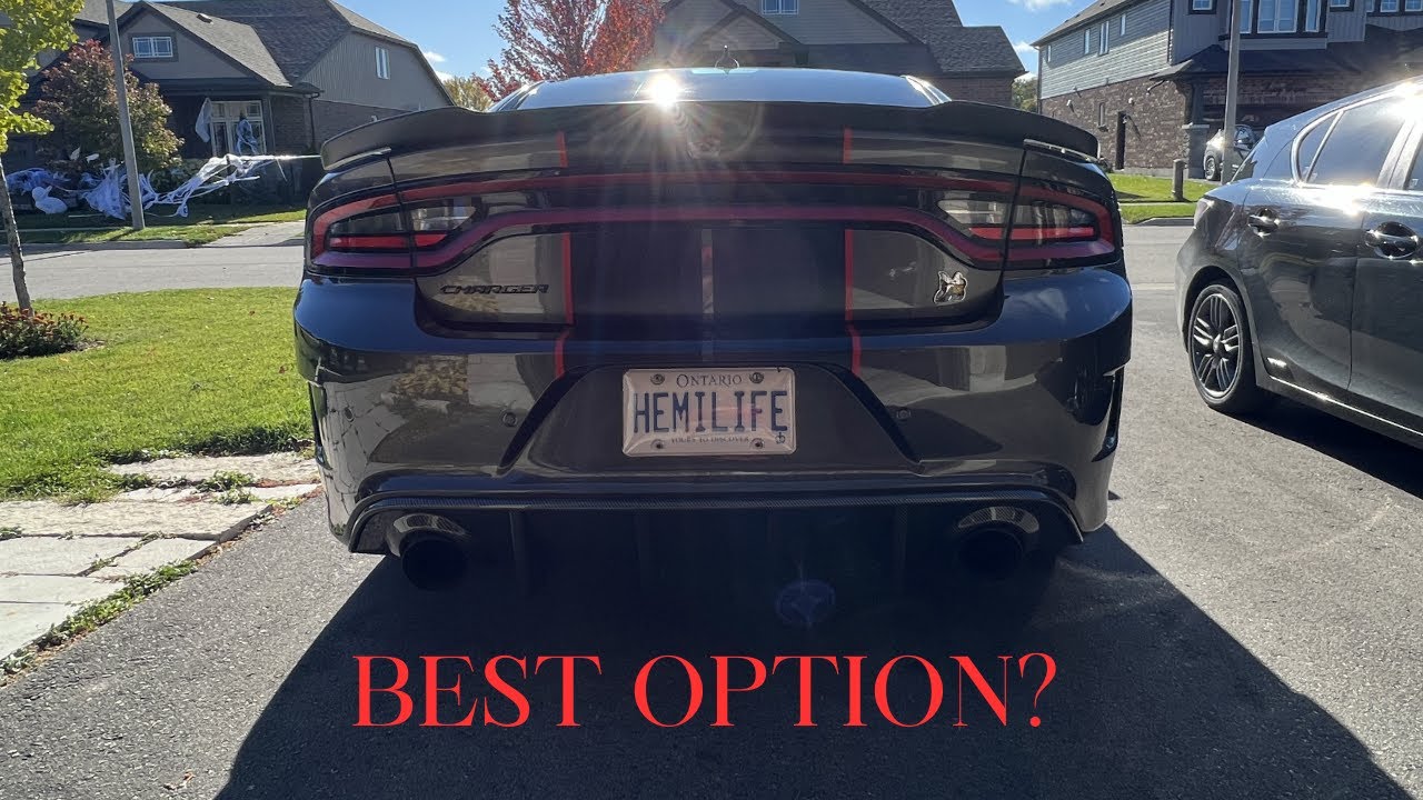 Stock Dodge Charger ScatPack VS Vibrant 1794 Resonators | Exhaust ...