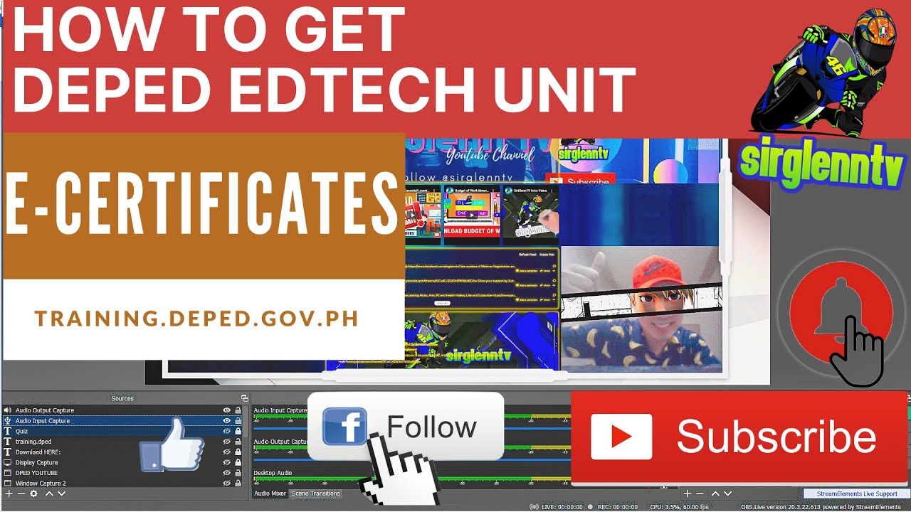 How to Register and get your DepEd EdTech Unit E-Certificates ...