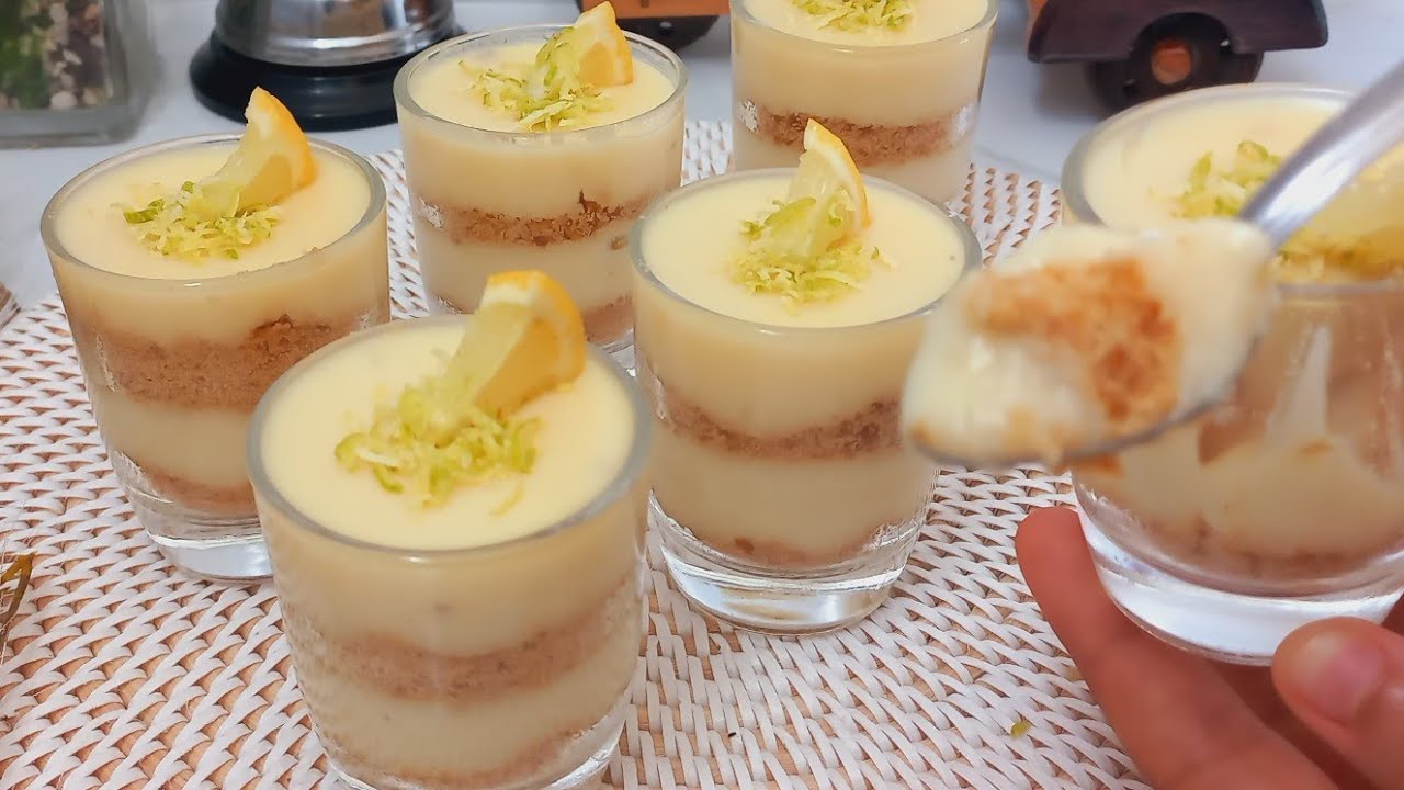take 1 lemon 🍋 and make this delicious dessert, in 5 minutes, without ...