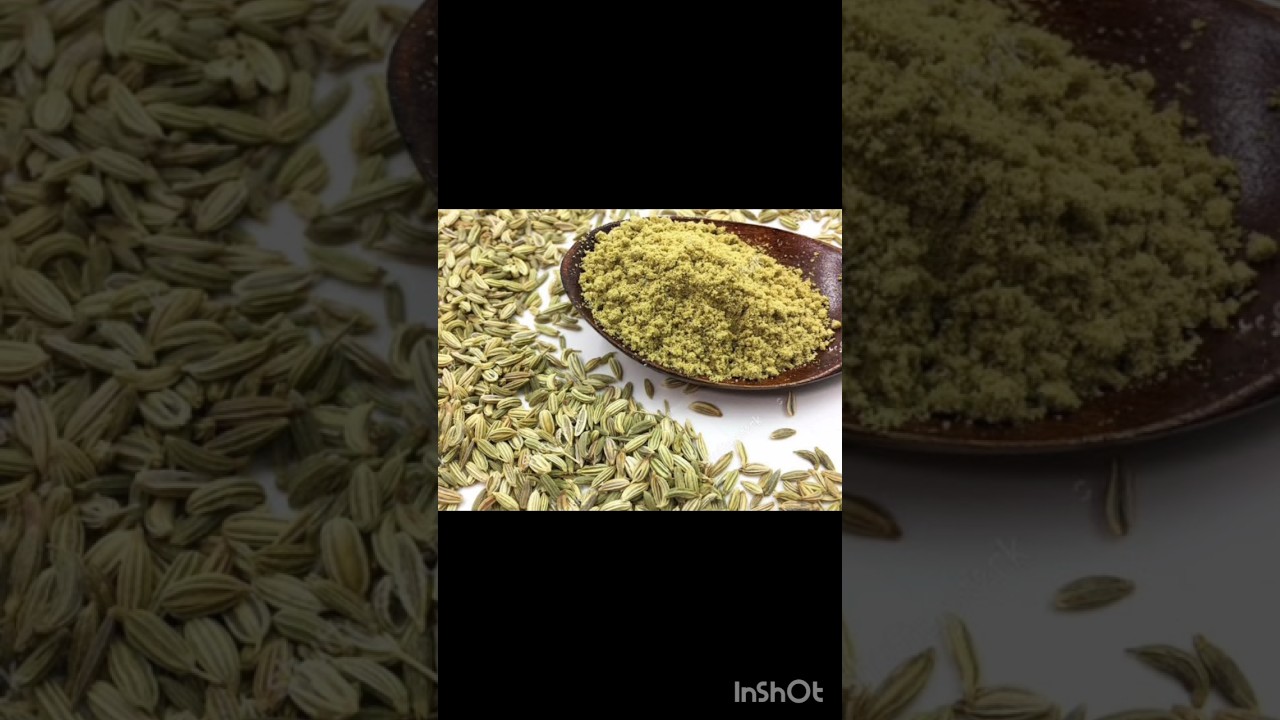 How to prepare fennel seed powder at home - YouTube