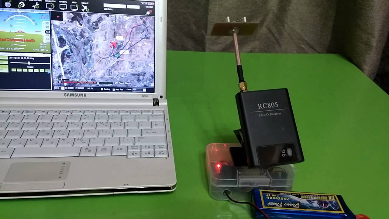 auto Antenna tracker(apm) - YouTube
