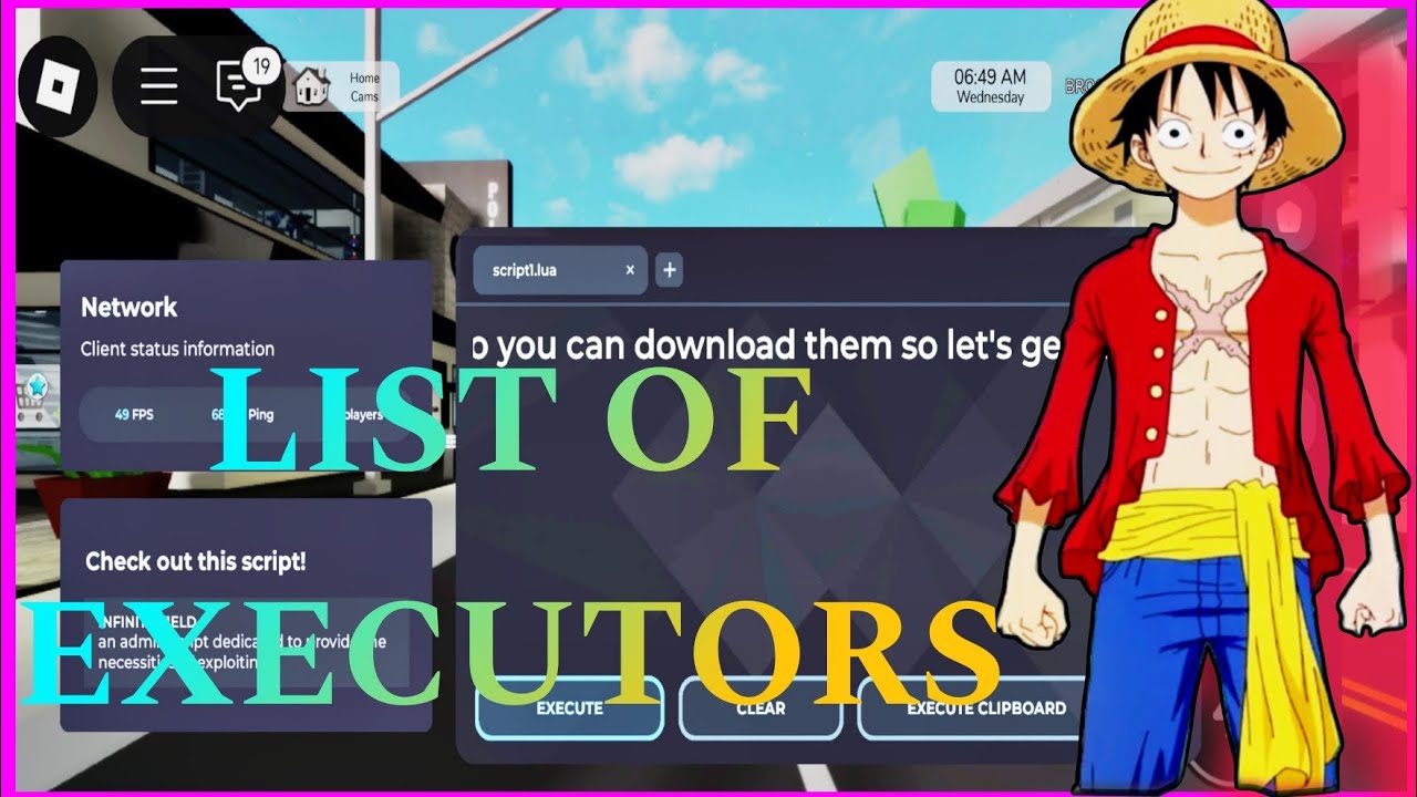 LIST OF ROBLOX WORKING EXECUTORS | WHICH PREVENTS YOU FROM BAN IN ...