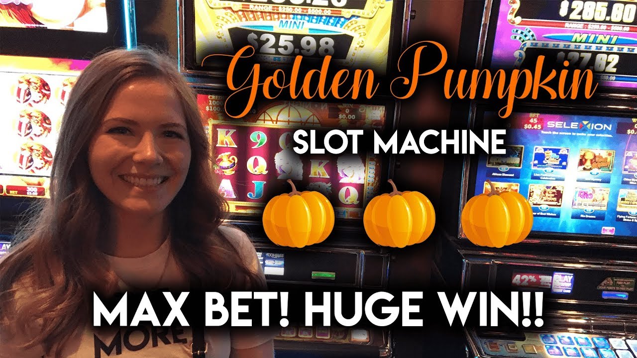 MONSTER WIN on Golden Pumpkin Slot Machine! What a Surprise! - YouTube