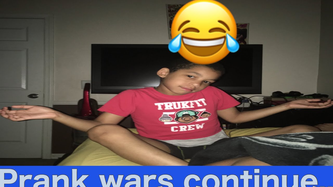 prank wars continue.... - YouTube